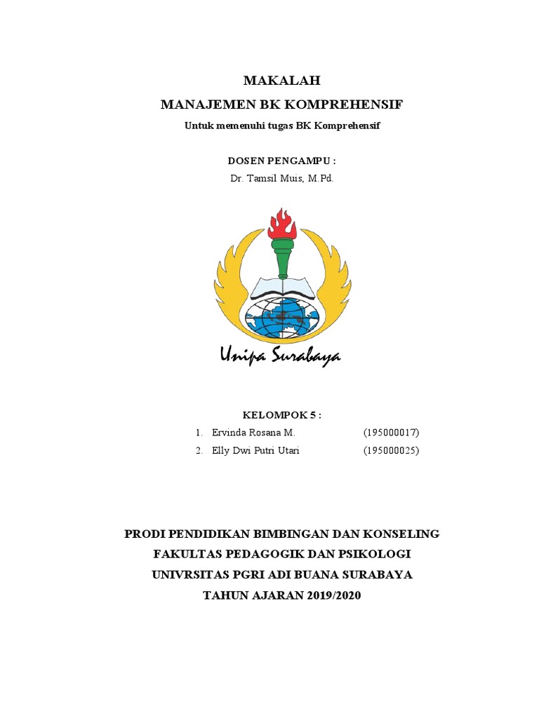 Manajemen BK Komprehensif di Sekolah | PDF