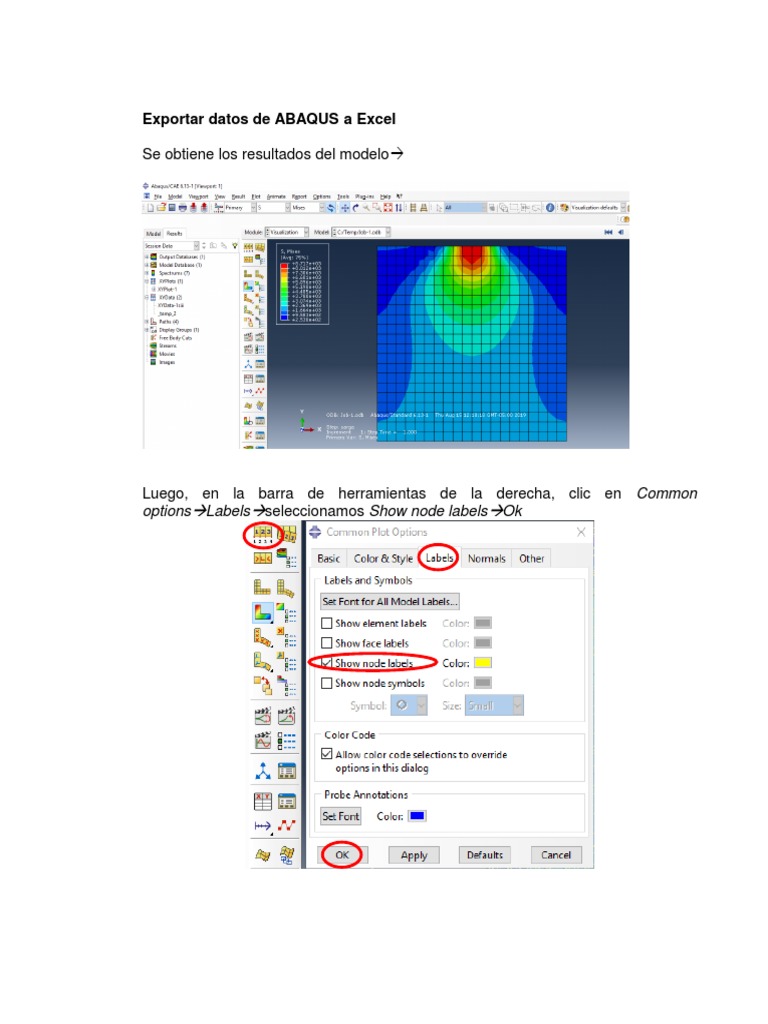 Exportar Datos de ABAQUS A Excel | PDF | Software | Informática