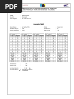 Perhitungan Hammer Test Beton Microsoft Excel | PDF
