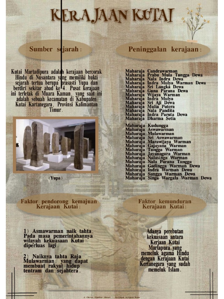 Poster Kerajaan Kutai (Sej. Indonesia) | PDF