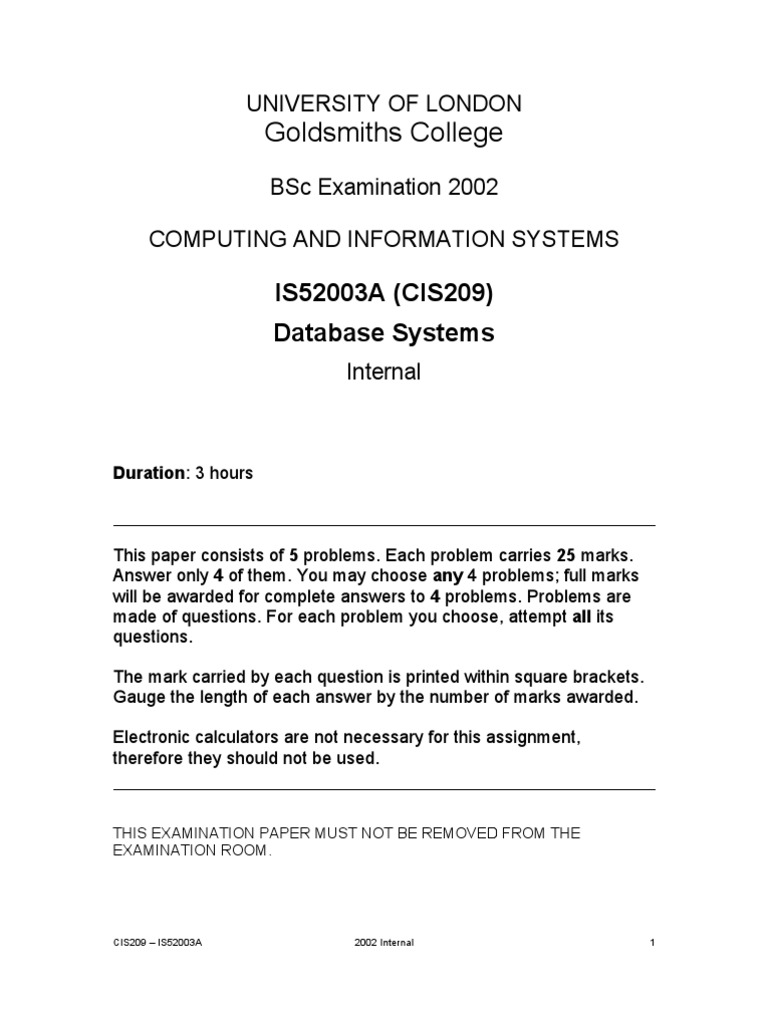 Internal 02 | PDF | Relational Model | Databases