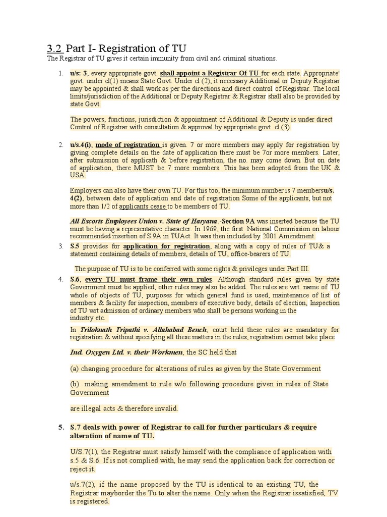 Labour Law Pdf Collective Bargaining Labour Law