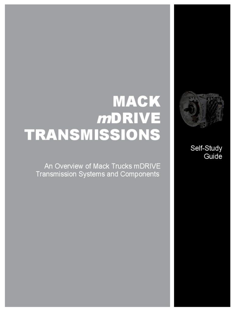 Mdrive Manual de Servicio | PDF | Transmission (Mechanics) | Manual ...