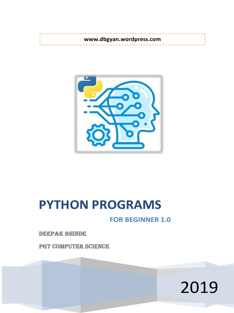 Python Program Beginner 1.0 | PDF | Python (Programming Language) | Prime Number