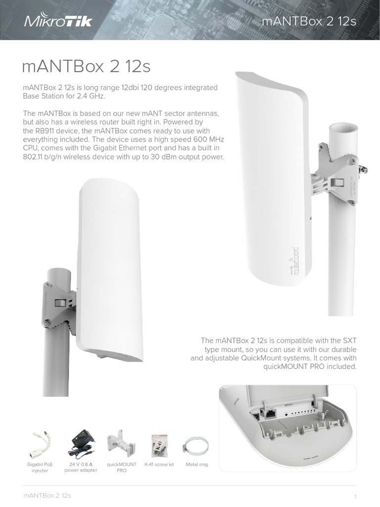 mANTBox 2 12s 180945 | PDF | Antenna (Radio) | Flash Memory
