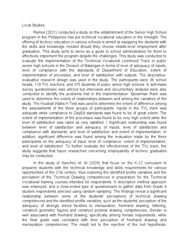 Local Studies | PDF | Teachers | Individualized Education Program