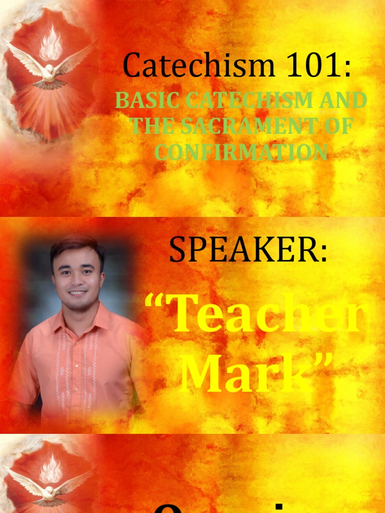 Catechism 101:: Basic Catechism and The Sacrament of Confirmation | PDF ...