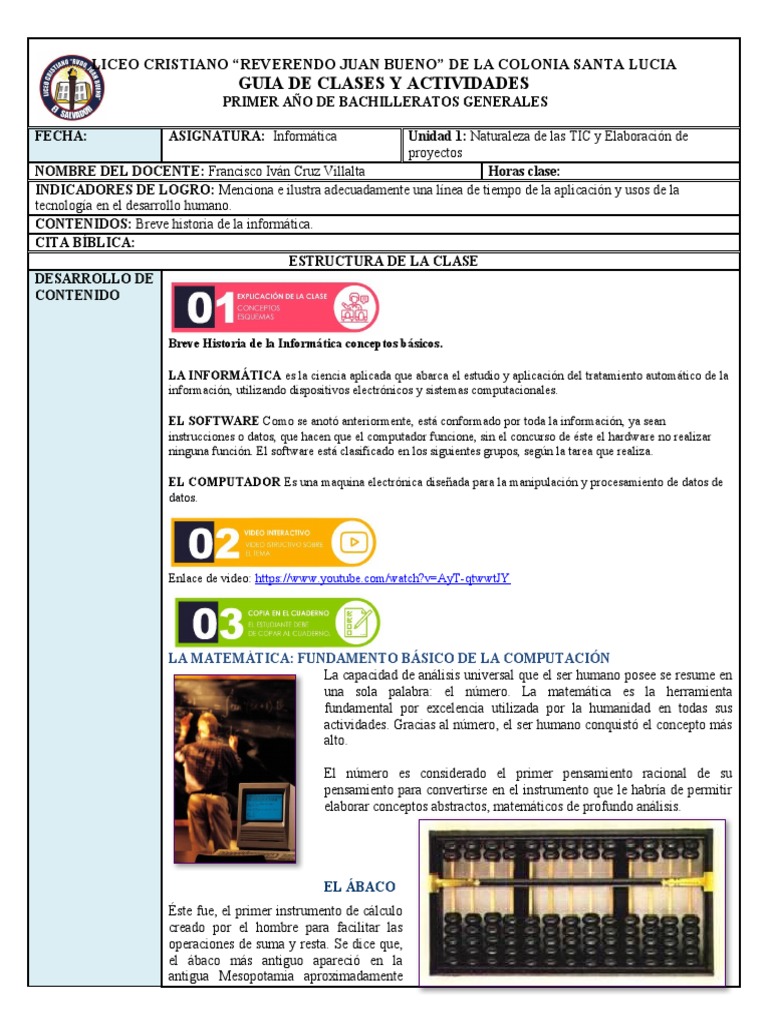 1 - UNIDAD 1 - Breve Historia de La Informática | PDF | Informática ...
