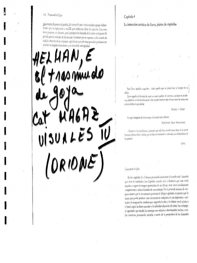 Hellmann - El Trasmundo de Goya | PDF