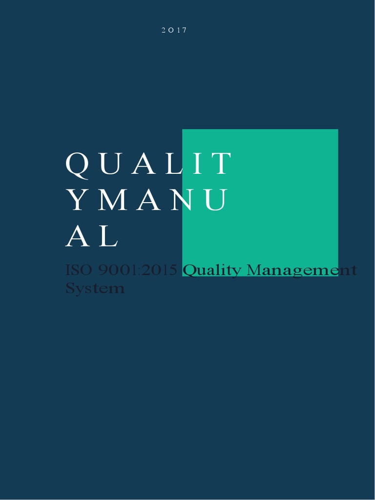 ISO 9001 Quality Manual Summary | PDF | Quality Management System | Iso ...