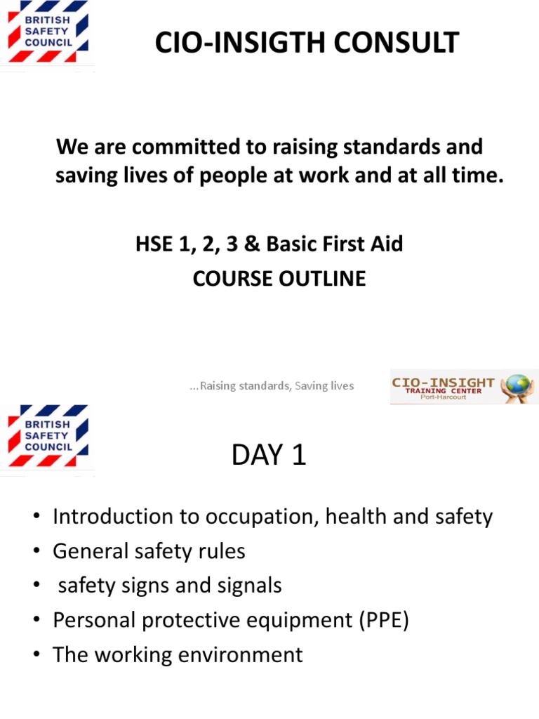 HSE 1-3 Manual | PDF | Personal Protective Equipment | Safety