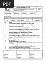 CHW & HW Piping Pressure Test Report Format | PDF