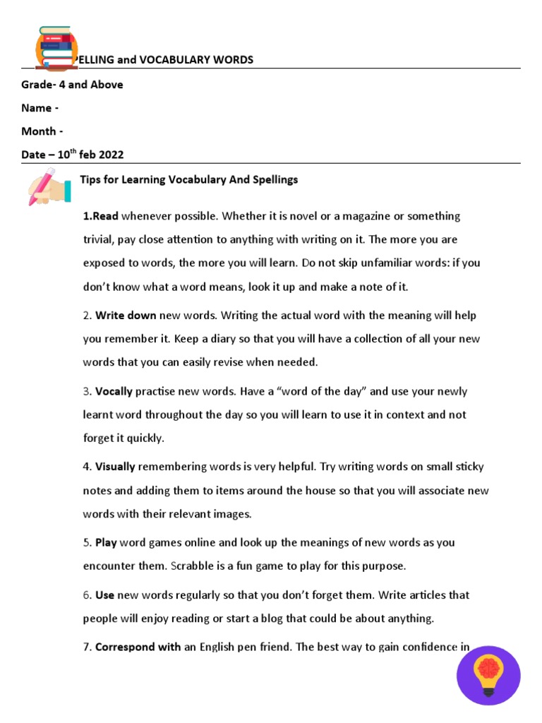 Vocabulary Learning Strategies | PDF | Vocabulary | Cognitive Science