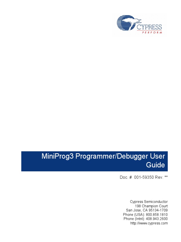 Miniprog3 User Guide | PDF