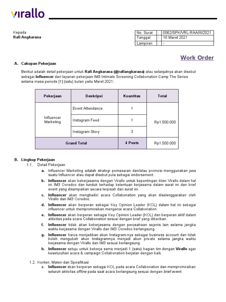 SPK Influencer Activation | PDF | Komputer