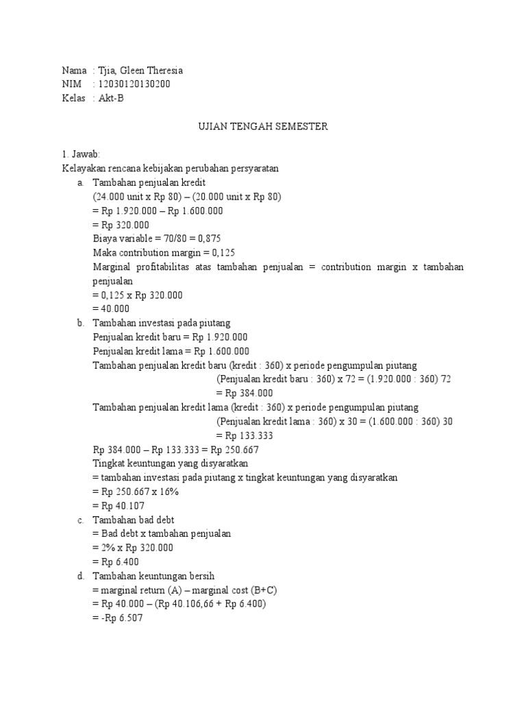 Uts - MK - B - Bu Irene | PDF