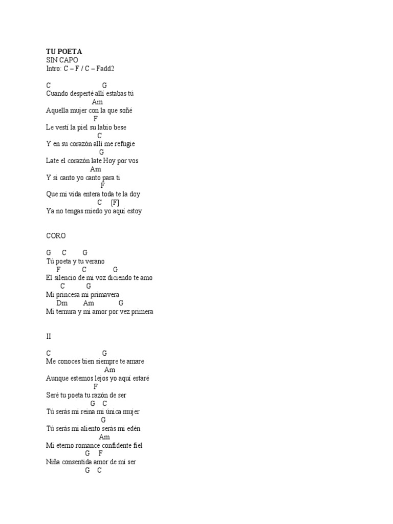 Tu Poeta | PDF | Amor