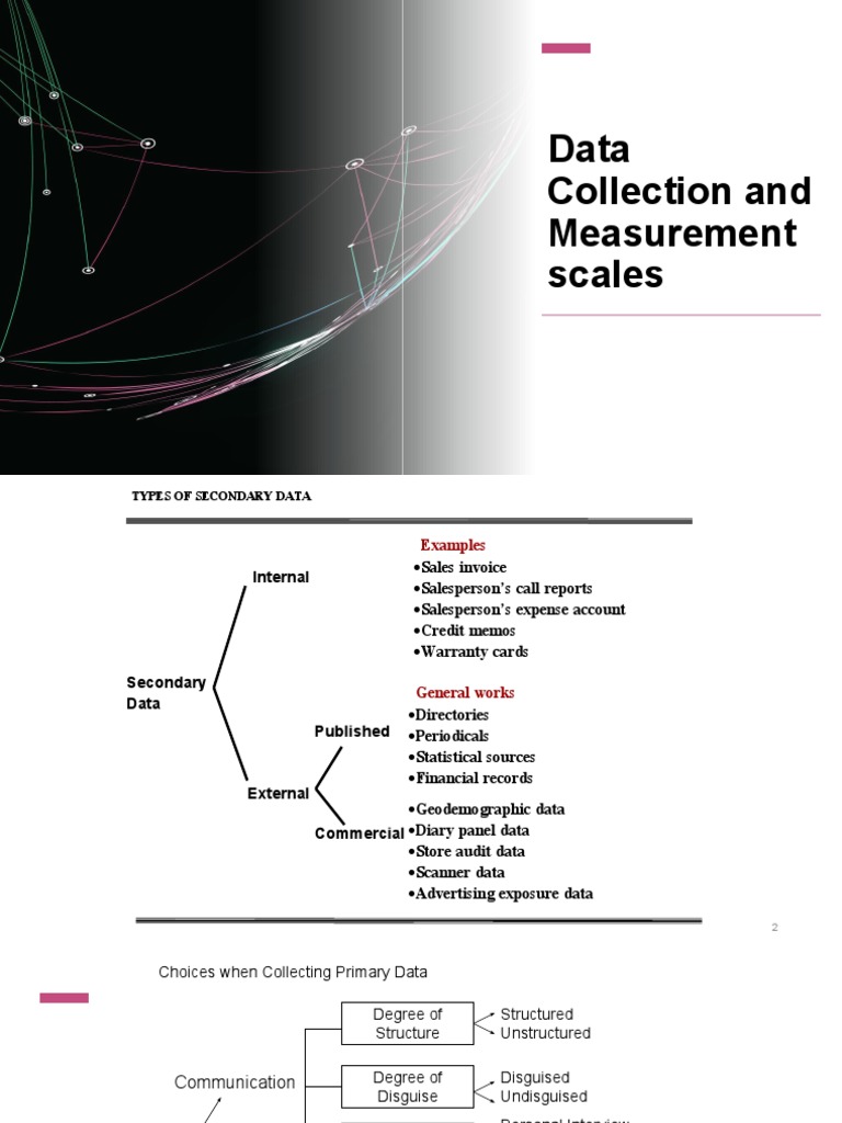 Primary Data Collection Methods and Measurement Scales | PDF | Attitude ...