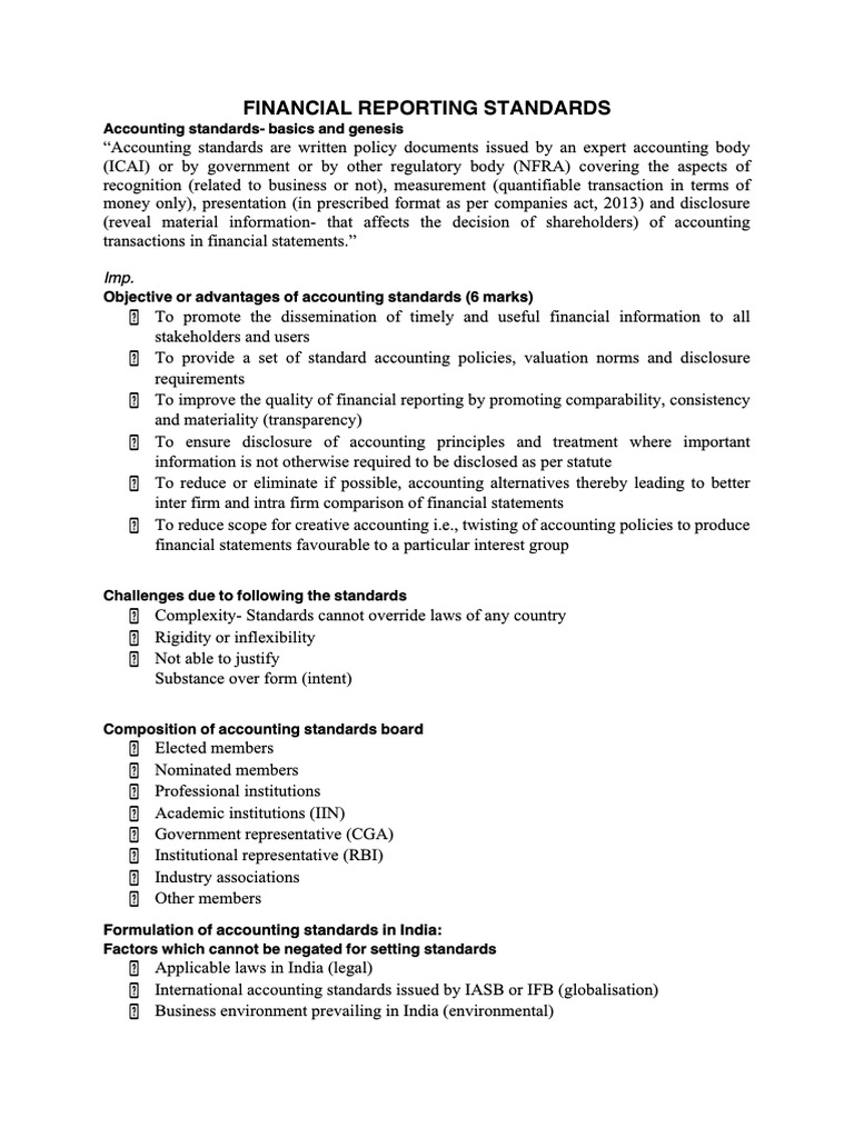 FRS Notes Final | PDF