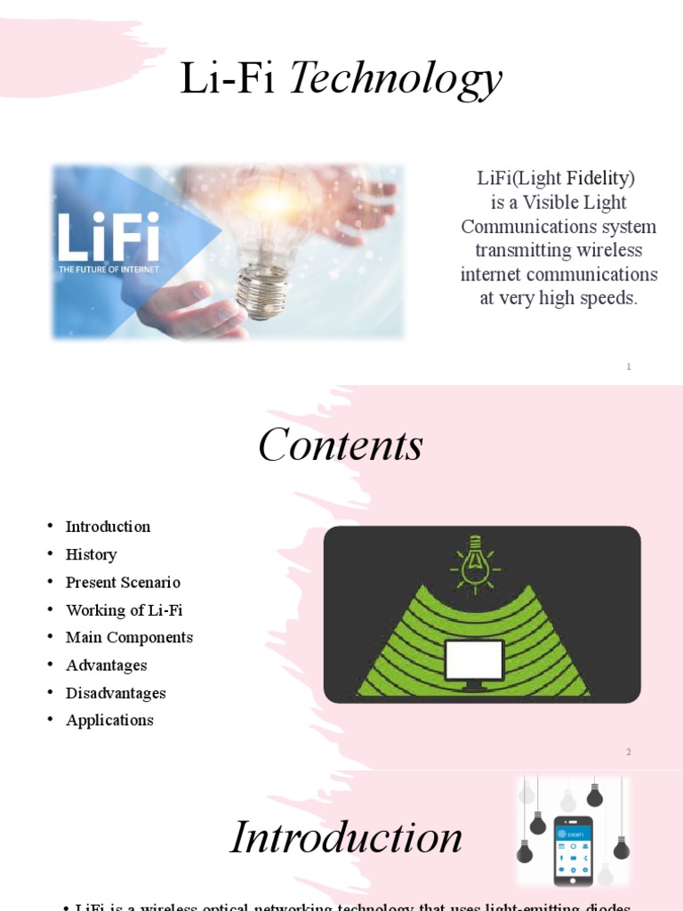 LiFi Technology | PDF | Computer Science | Data Transmission