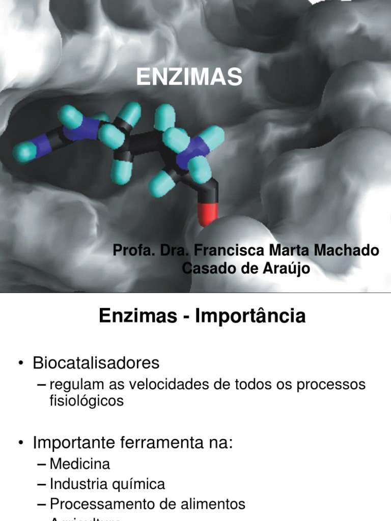 Aula - Enzimas | PDF | Enzima | Reações químicas