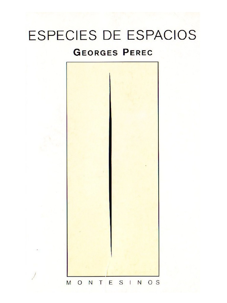 Georges Perec - Especies de Espacios | PDF | Hora | Libros