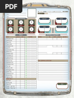 Mothership Character Sheet v5.12 | PDF