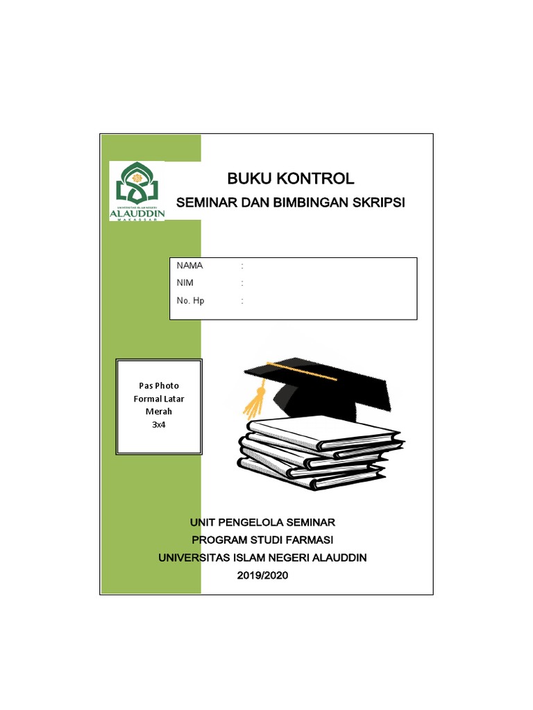 Sampul Buku Kontrol Seminar UIn | PDF | Bisnis | Teknologi & Rekayasa