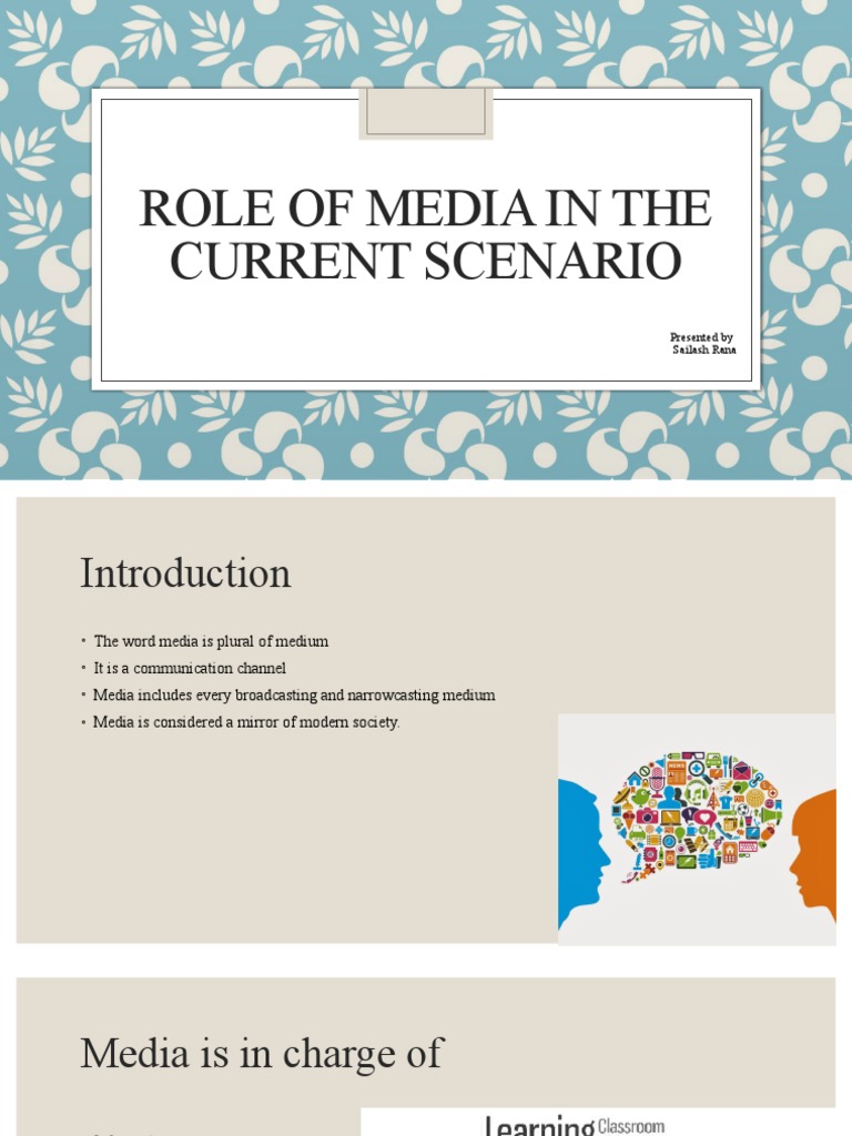 Impact of Media on Society Today | PDF