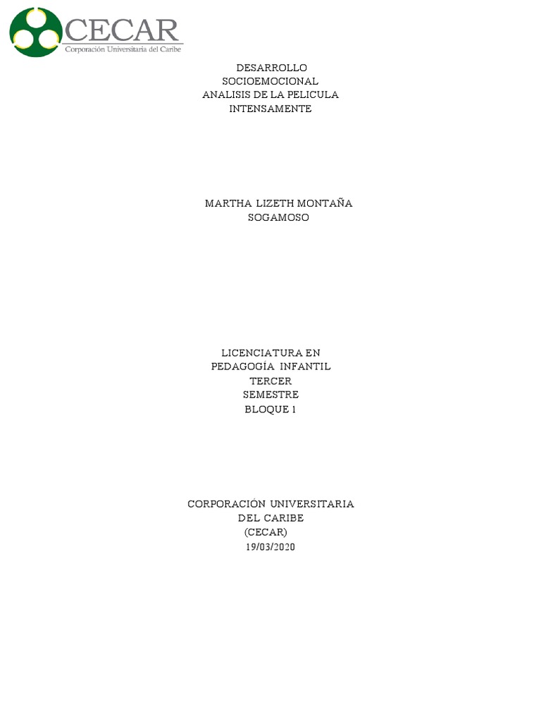 Preguntas Sobre La Pelicula Intensamente | PDF | Las emociones | Color