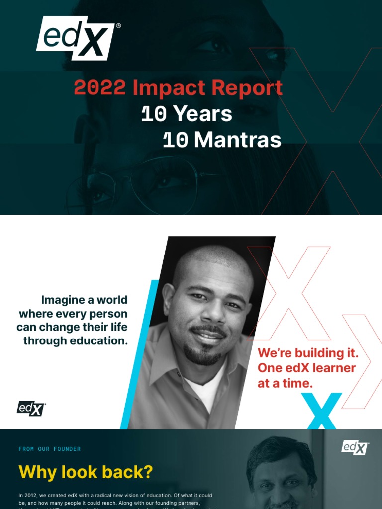 Edx Impact Report 2022 | PDF | Risk | Educational Technology