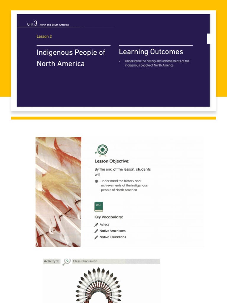 Lesson3, Indigenous People of North America, Gr8 | PDF | North America ...