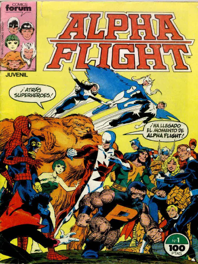 Alpha Flight Vol1 Nº001 | PDF