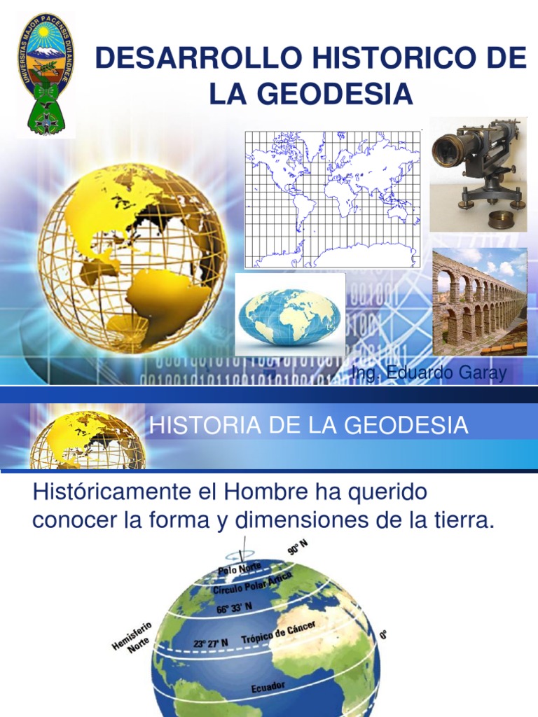 01 Historia de La Geodesia | PDF | Sistema de información geográfica | Mapa