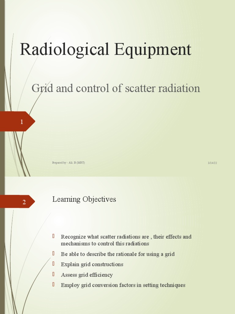 Grid & Control of Scatter Radiation | PDF | Electron | Radiography