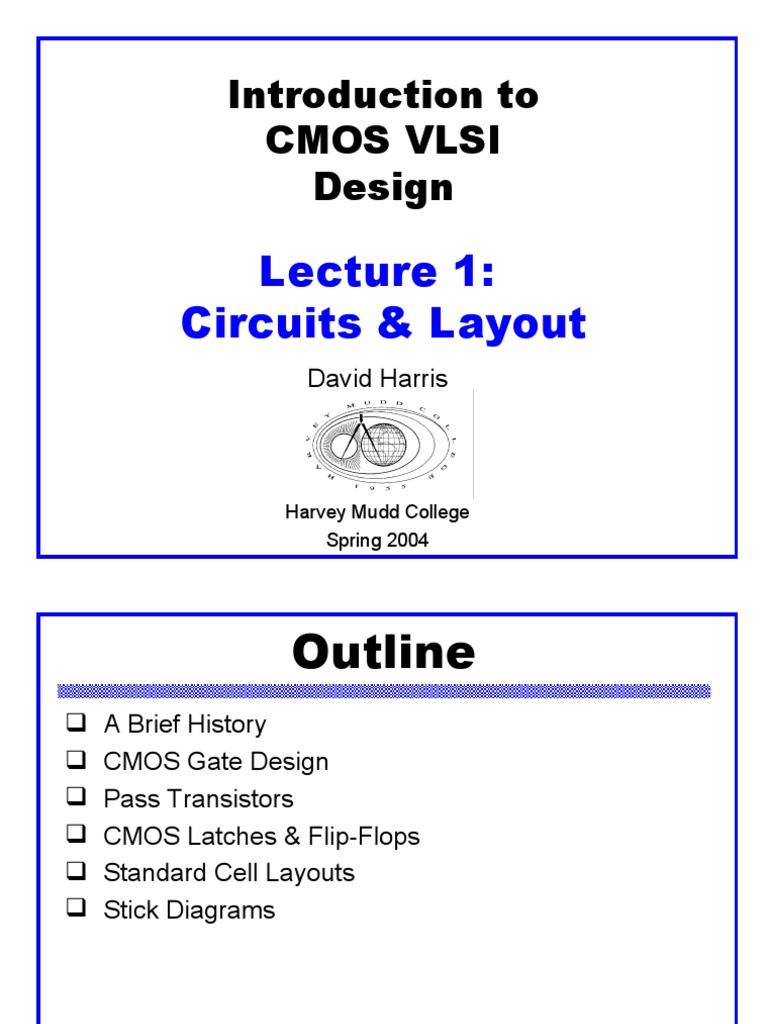 Introduction To Cmos Vlsi Design: Circuits & Layout | PDF | Cmos | Mosfet