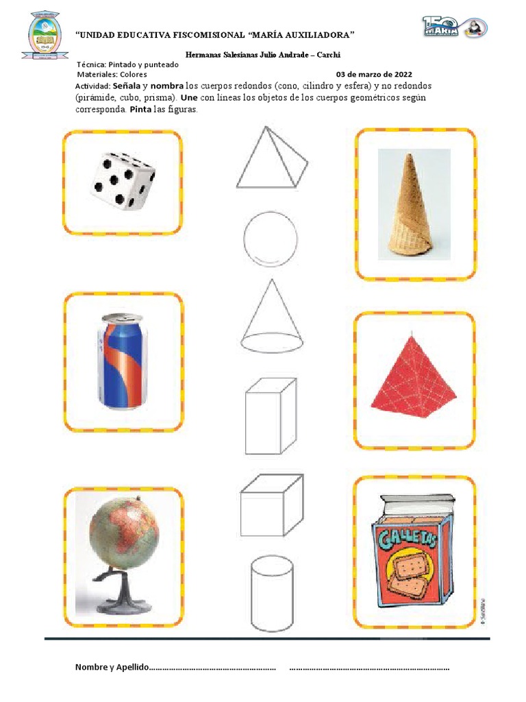 Actividades Con Cuerpos Geometricos | PDF