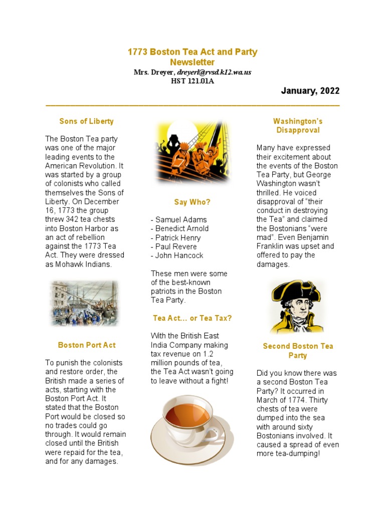 American Revolution Newsletter | PDF | American Revolution | The United ...