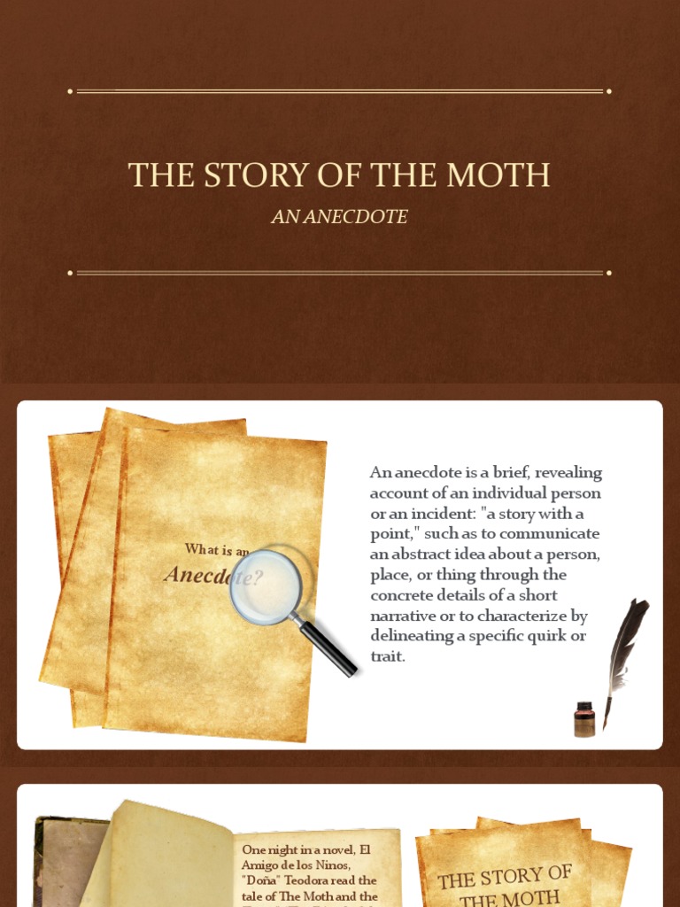 The Story of The Moth Jacky Joyce Diaz | PDF