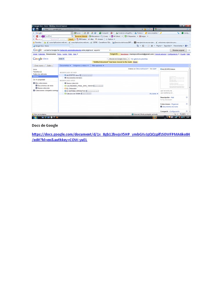 Google Docs Overview and Features | PDF
