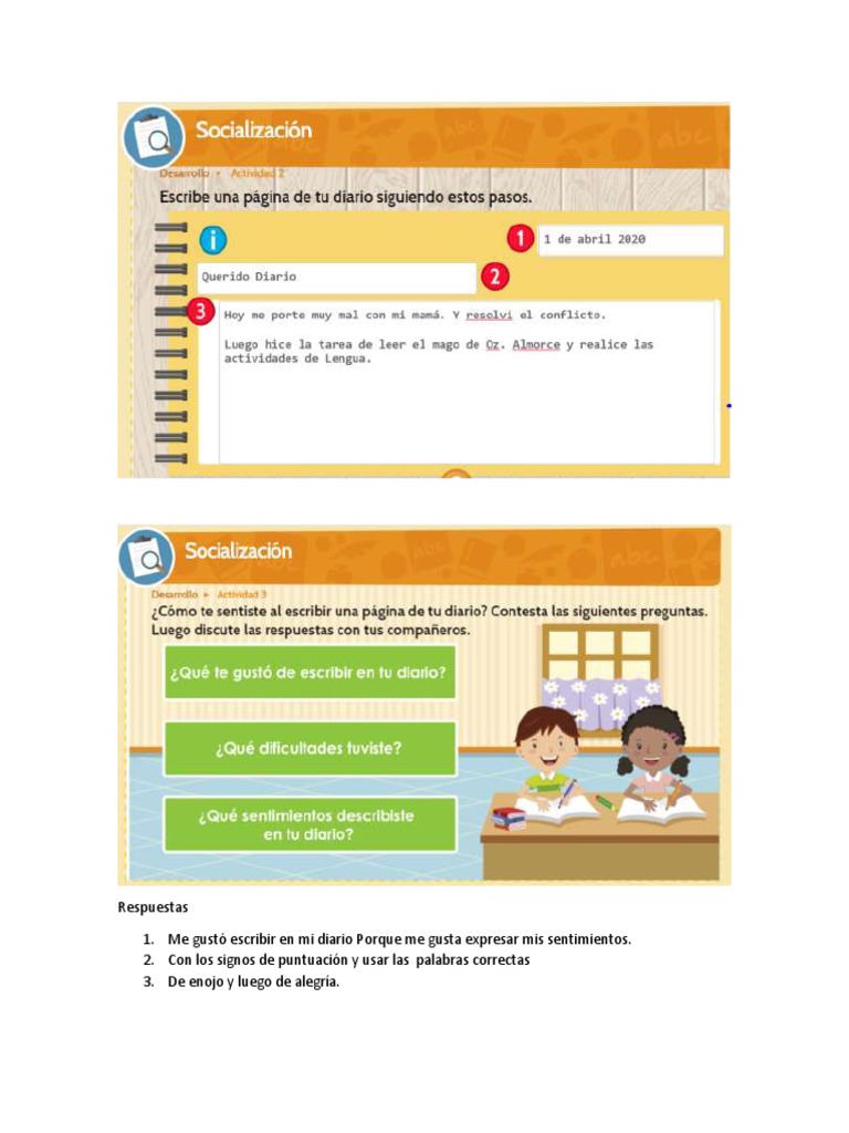 Actividades Escritura de Textos Expresivos | PDF