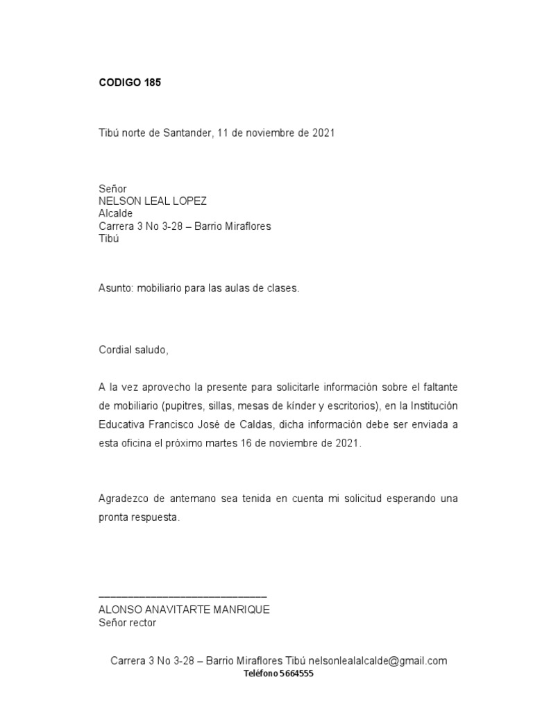 Carta Estilo Bloque Extremo | PDF