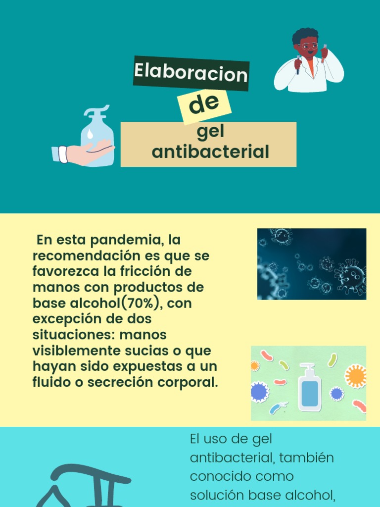 Exposicion Gel Antibacterial, Cruz Hernandez Jose de Jesus | PDF ...
