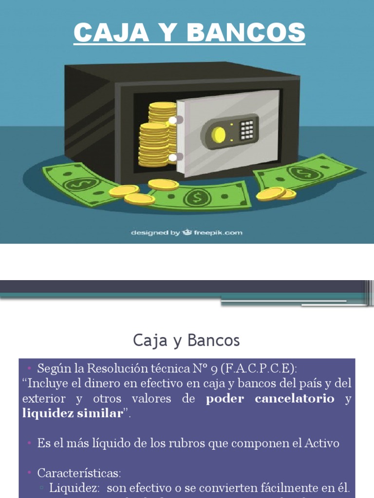 Caja y Bancos en Contabilidad | PDF | Bancos | Dinero