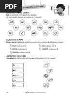 Juego de Sílabas Imprimible para Niños | PDF | Artes del Lenguaje y ...
