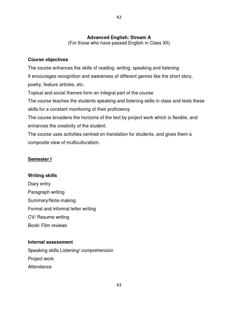 Ba Eng Sem 2 | PDF | Reading Comprehension | English Language