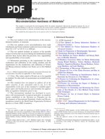 ASTM E140 - 12B (2019) E1 | PDF | Hardness | Materials Science