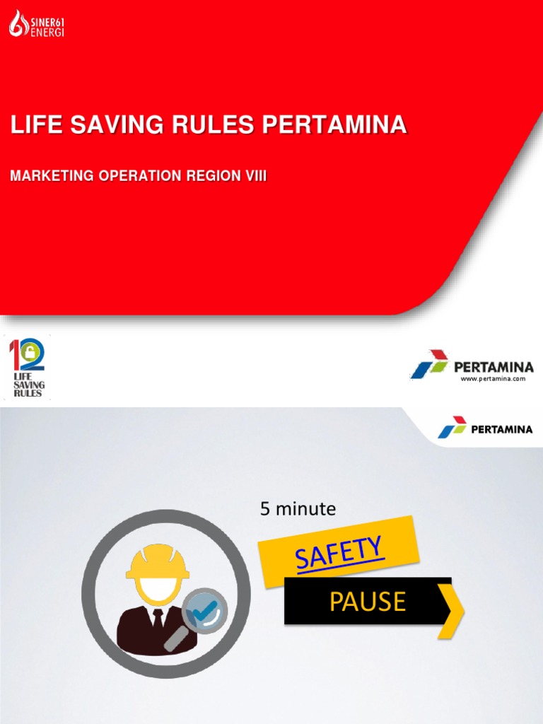 Materi HSSE - Life Saving Rules | PDF | Safety | Hazards