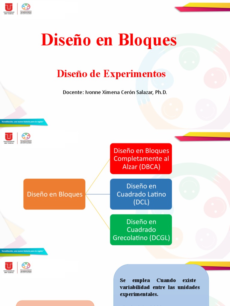 3 Diseño en Bloques | PDF | Experimentar | Análisis de variación