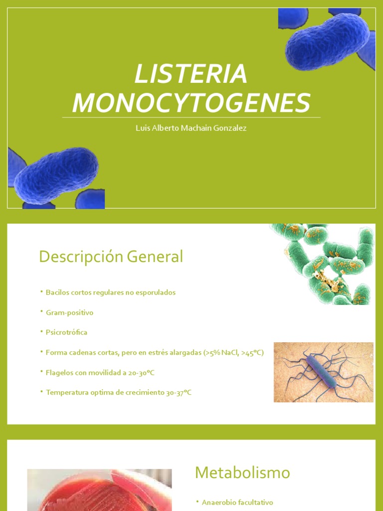 Listeria | PDF | Alimentos | Meningitis